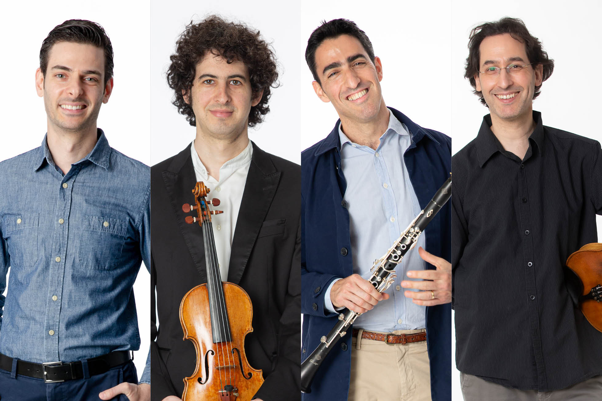 Israeli Chamber Project: Assaff Weisman, Itamar Zorman, Guy Ben-Ziony, and Tibi Cziger | Banff ...